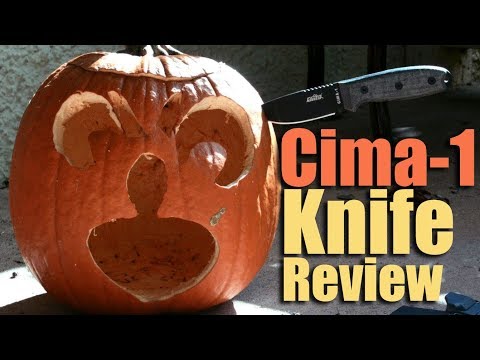 Cima 1 Budget Fixed Blade Knife Review Esee 3 Clone (7Cr17MoV steel).