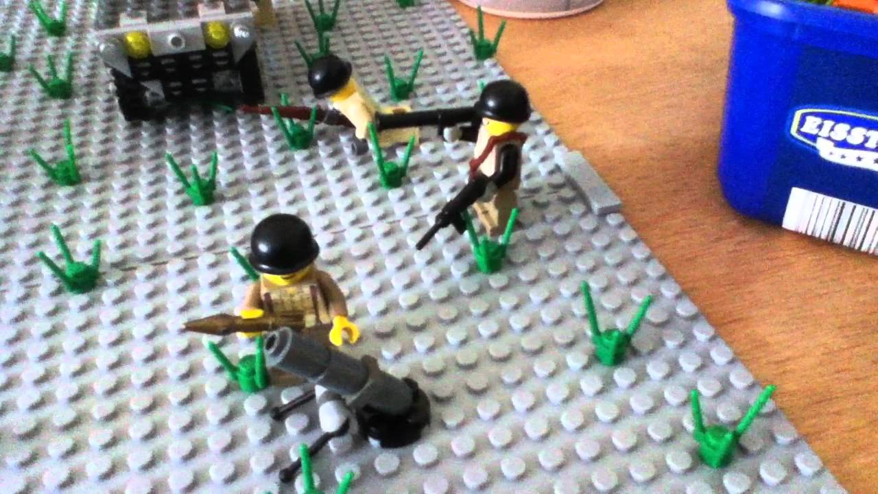 Lego Militär WW2 MOC Angriff auf den Wall Teil 2 - YouTube