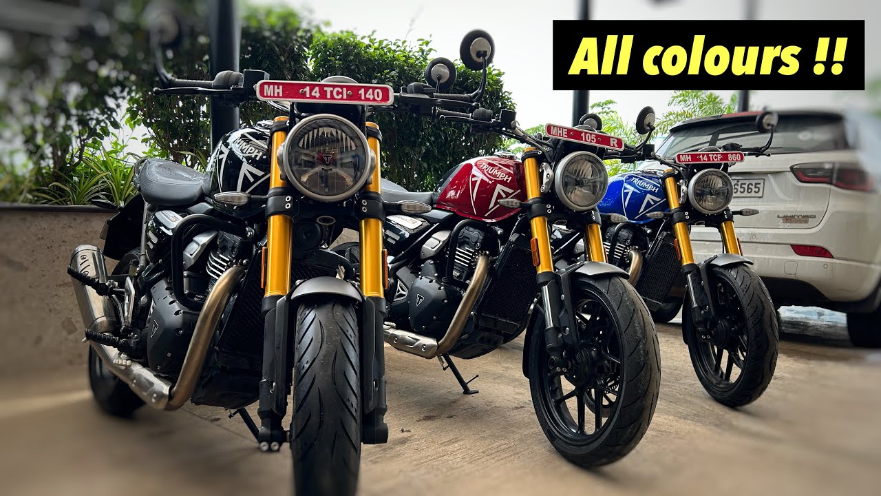 Bajaj Triumph speed 400 All Colours: Best One ? - YouTube