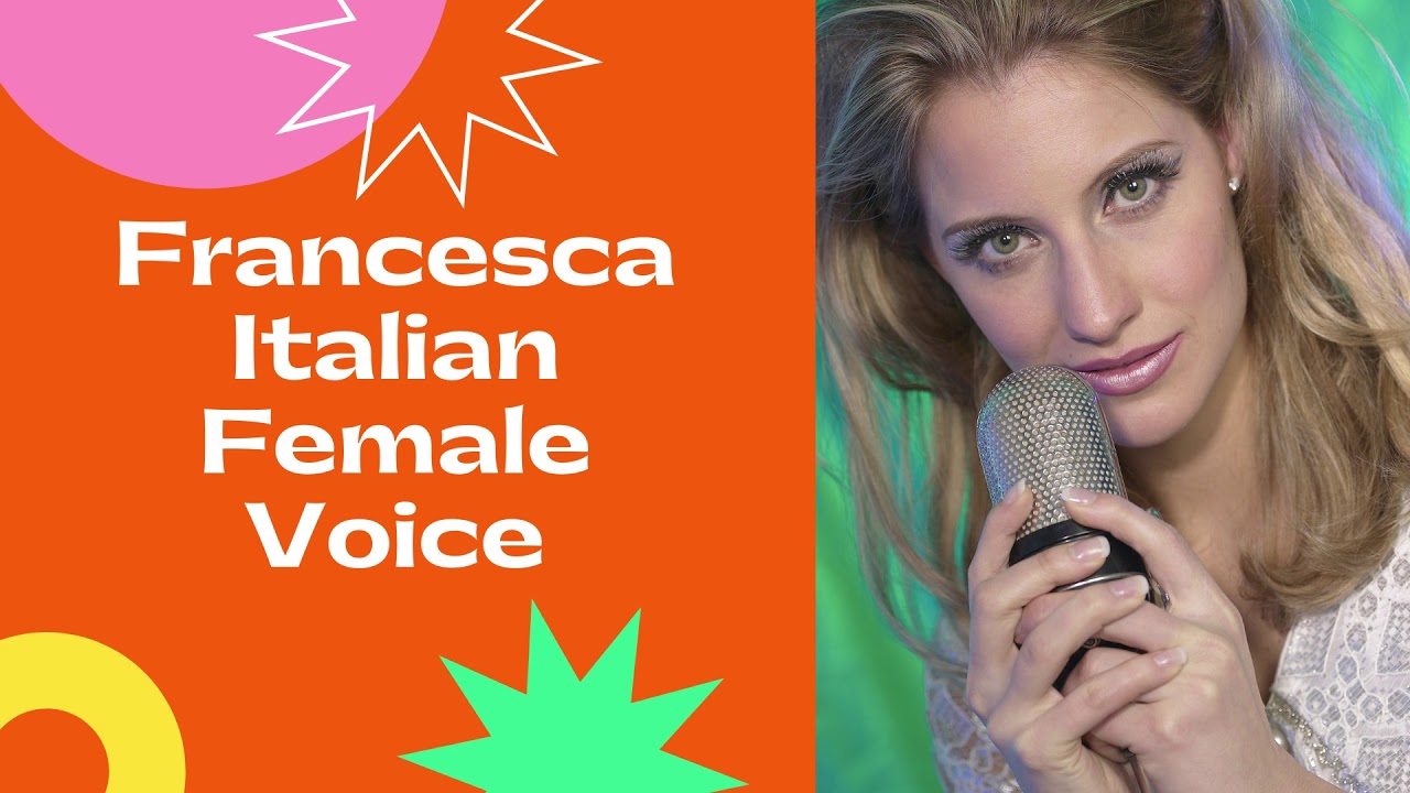 Francesca Italian Female Voice - YouTube