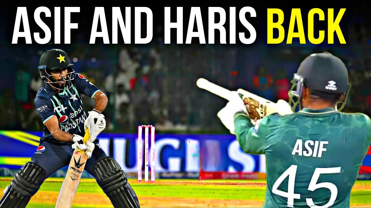 PCB announcement for selection |Muhammad Haris and Asif Ali back - YouTube