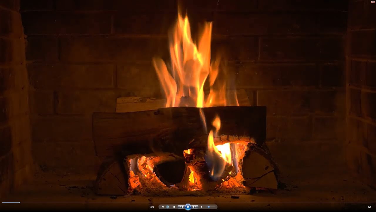 Real fireplace 🔥 - Vrai feu de cheminée 🔥 - YouTube