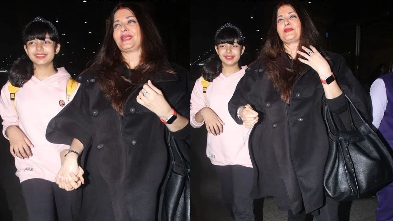 Omg! Aishwarya Rai looks so Fat and aged with Aaradhya Bachchan after ...