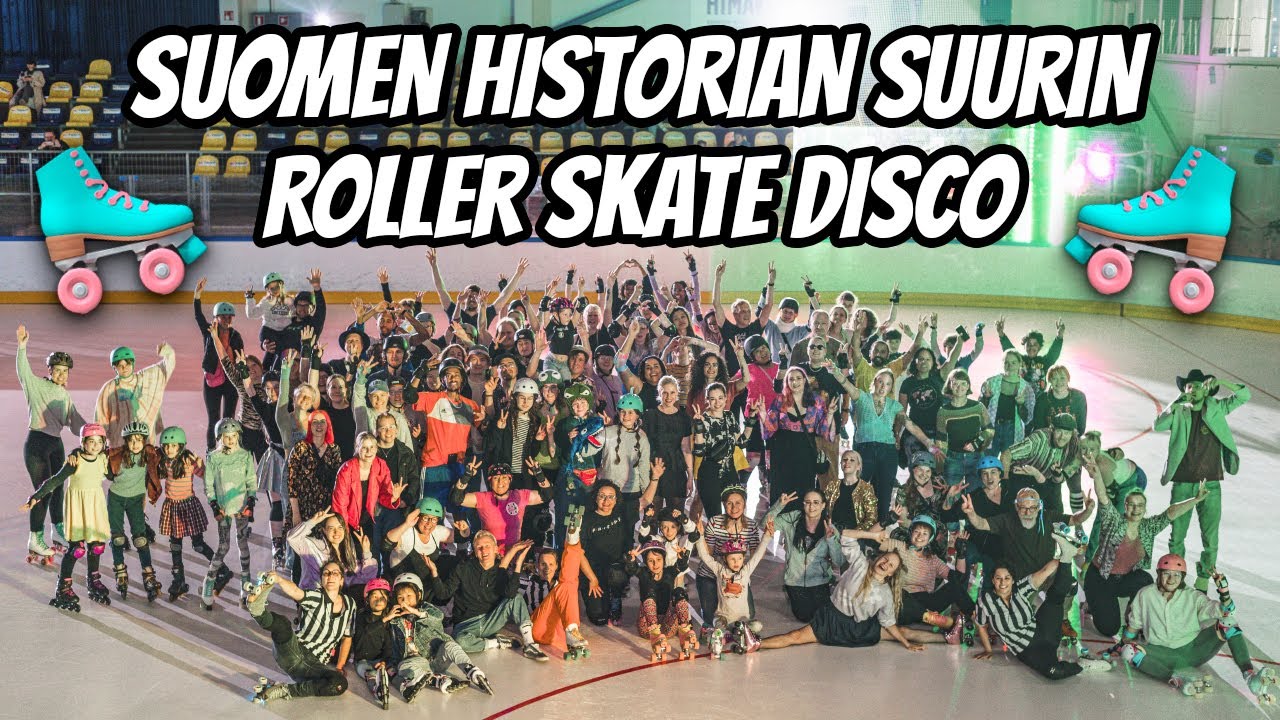 Roller Skate Disco @ Espoonlahden Forum Jäähalli - 4.6.2023 - YouTube