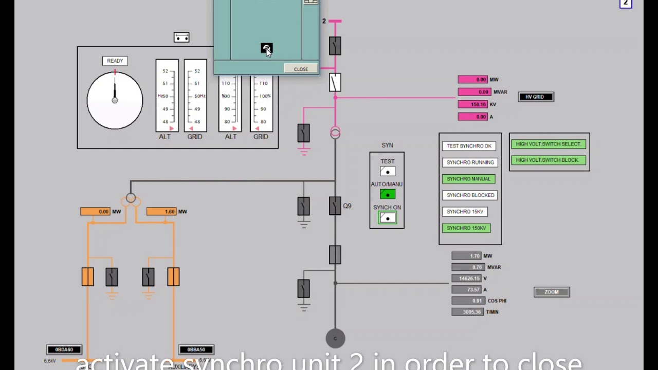 05 black start connect unit 2 trip reverse power unit 2 - YouTube
