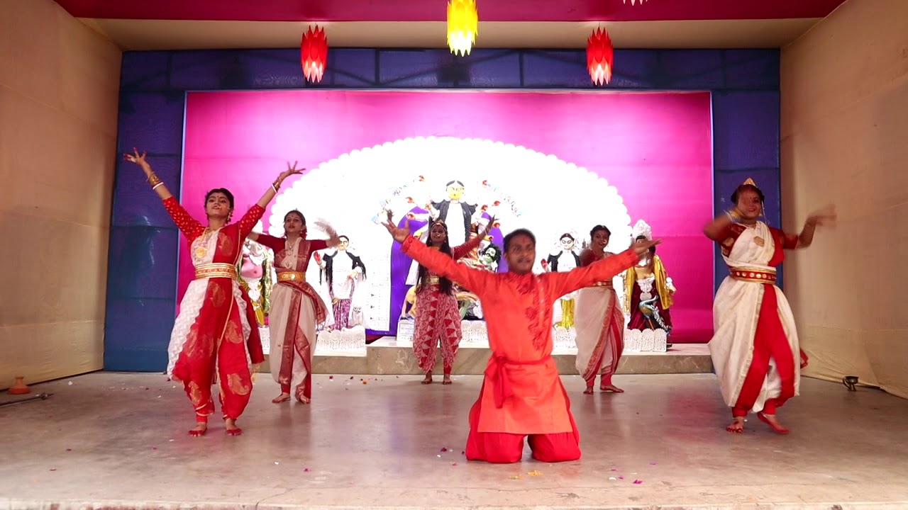Joy Joy Durga Maa | ft.Priyanka Gayen | Amrapali Dance School - YouTube