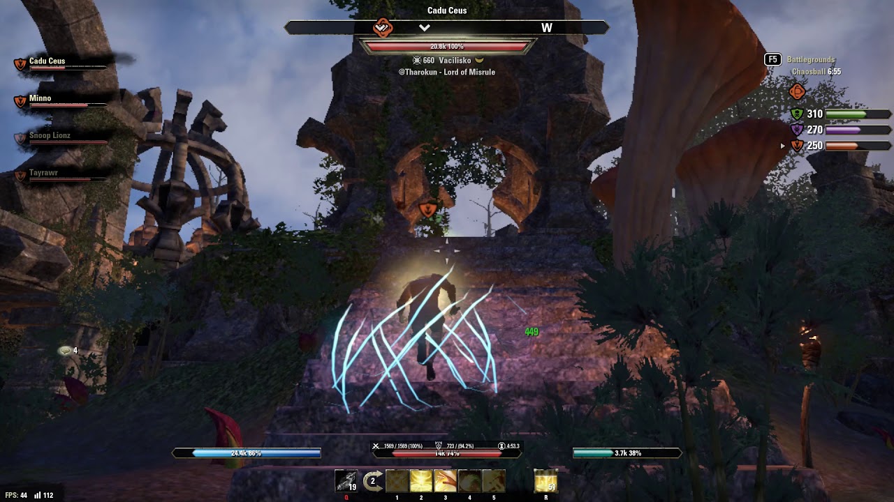 Elder Scrolls Online | Templar - Frost Monk - PVP - BGs 2 - YouTube