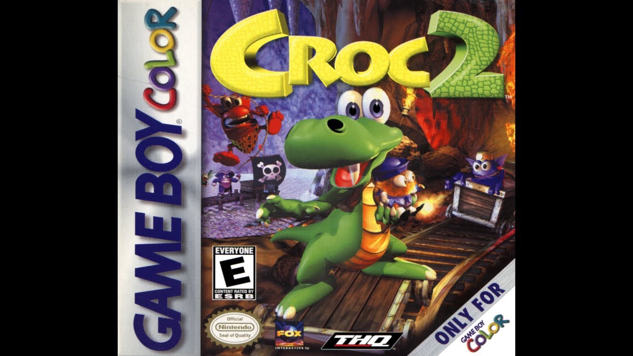 Game Boy Color - Croc 2 'Intro & Title' - YouTube