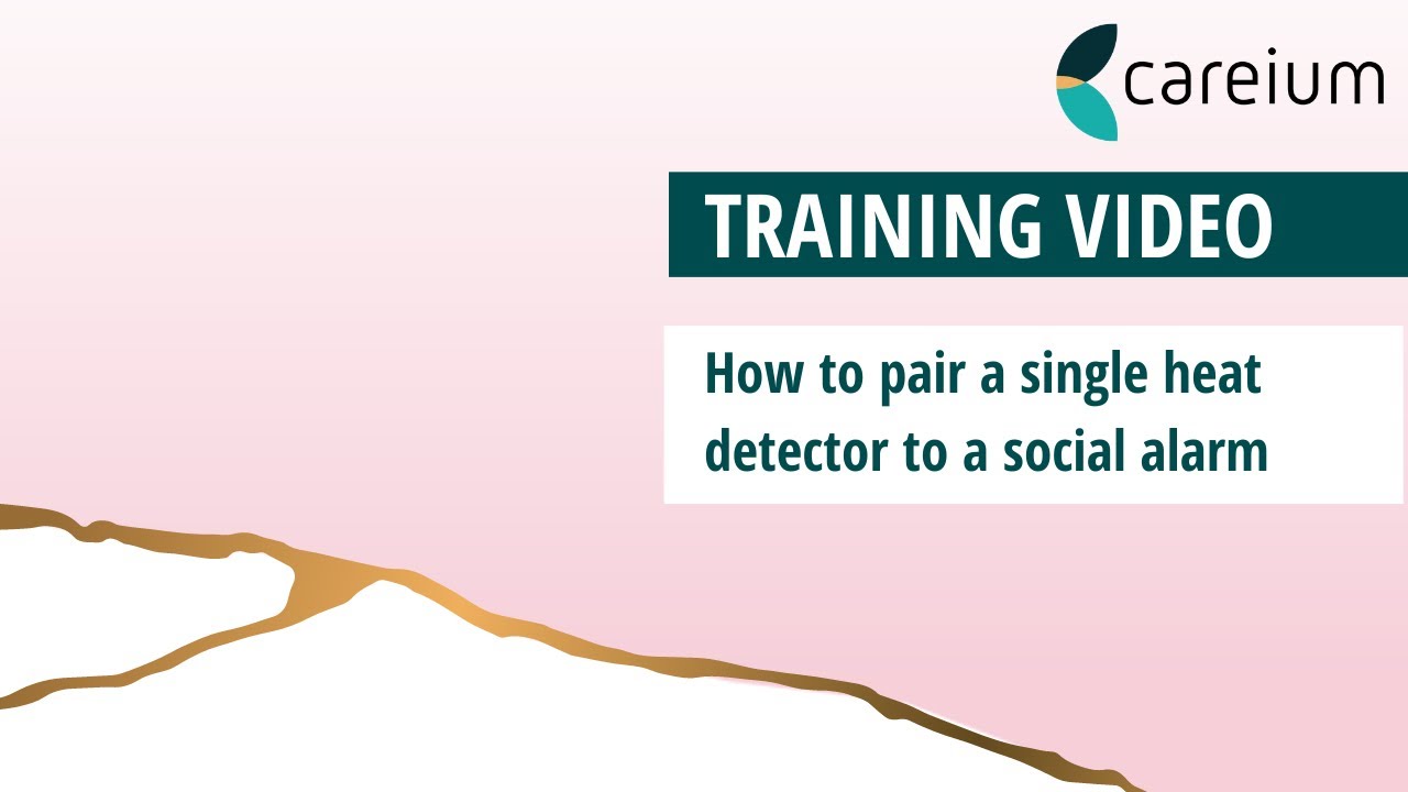 How to pair a single heat detector to a dispersed alarm. - YouTube