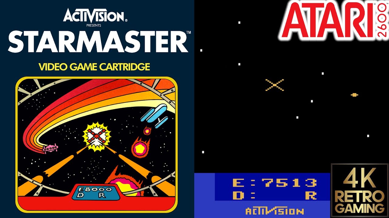 Starmaster Atari 2600 4k Gameplay - YouTube