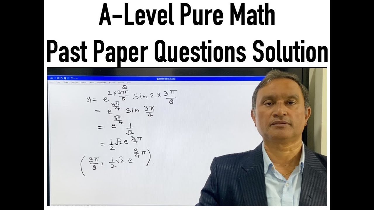 Calculus | Pure Mathematics P3 | 09709/33/M/J/24| SAT PREP (More ...
