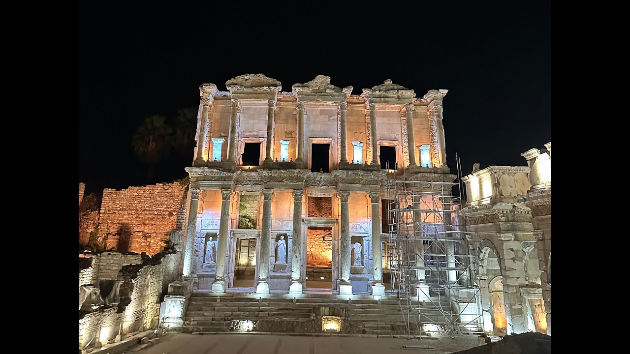 Efes Night Museum - Efes Gece Müzesi - 4K - YouTube