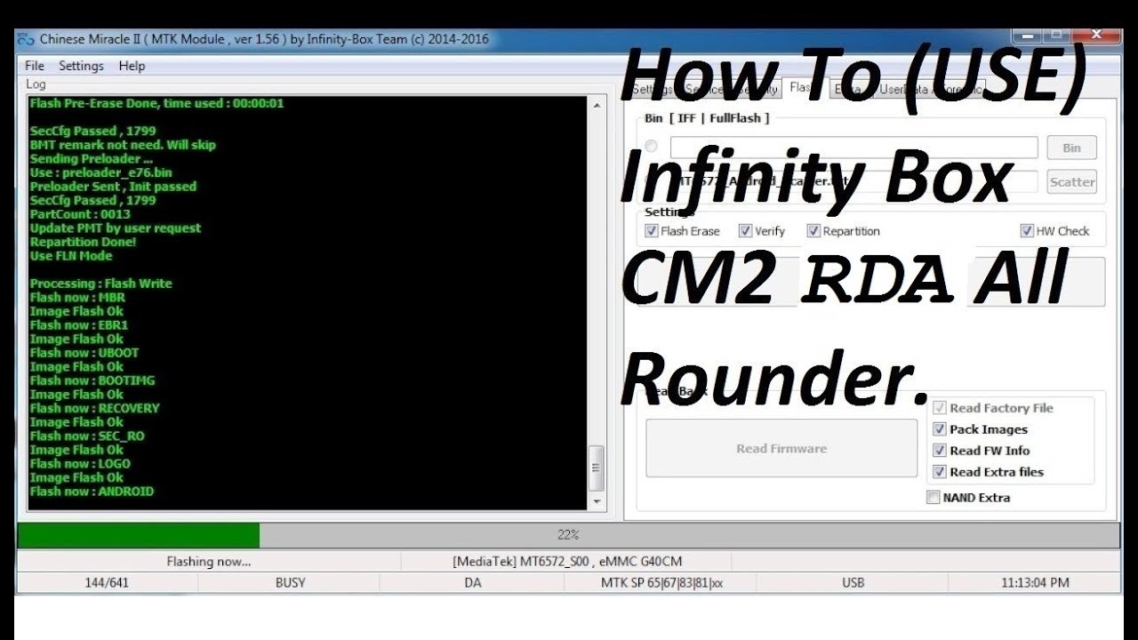 How To USE Infinity Box CM2 RDA All Rounder (2019). - YouTube