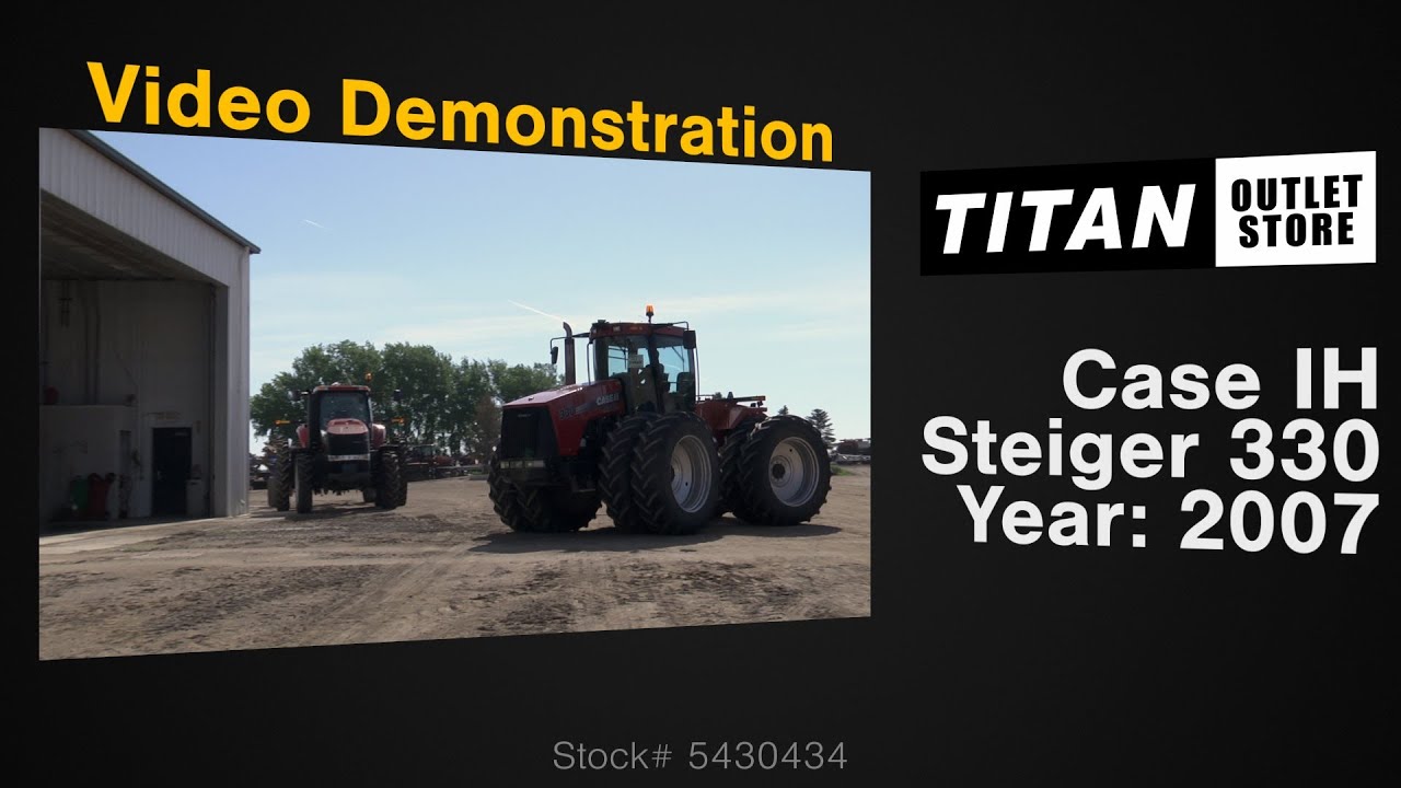 Case IH Steiger STX330 - 6318 hrs, AutoSteer, 4 hyd,620R4 Tractor For ...