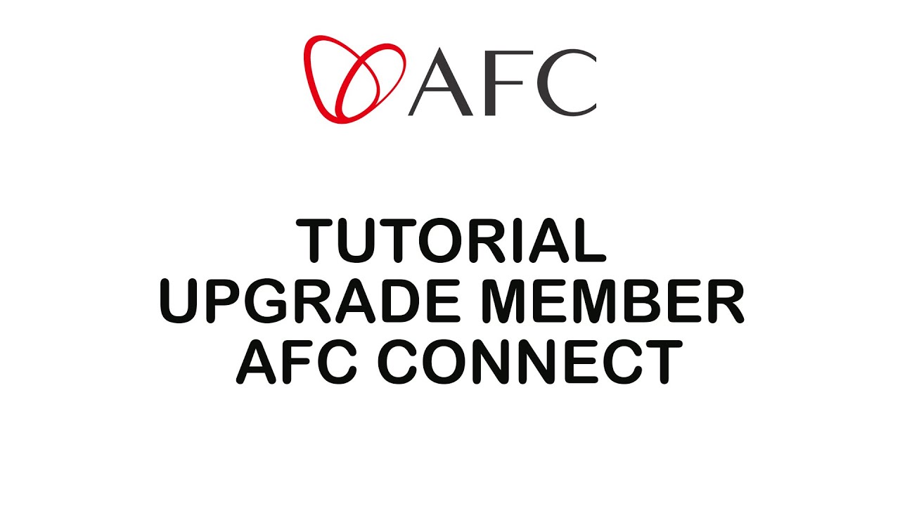🔴TUTORIAL UPGRADE MEMBER AFC CONNECT🔴 - YouTube