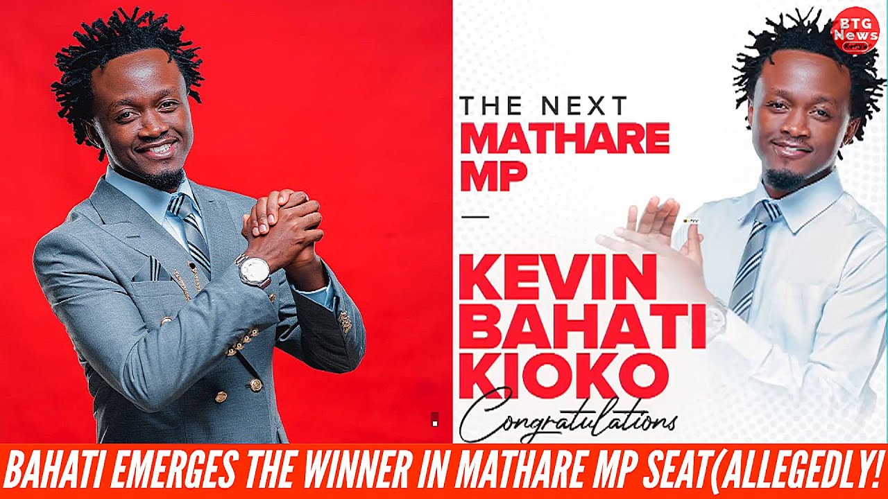 BAHATI EMERGES THE WINNER FOR MATHARE MP SEAT! CONGRATULATED BY HIS ...