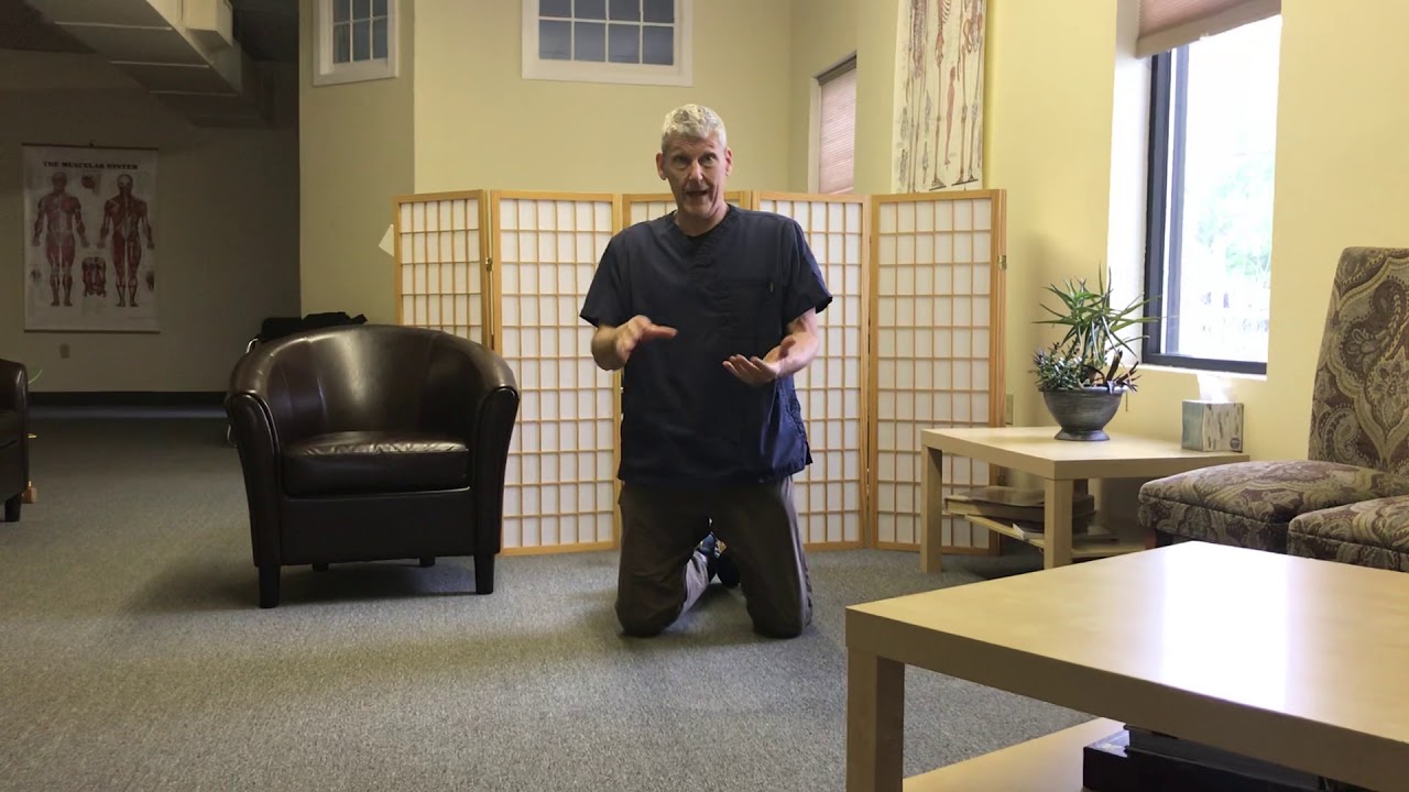 Cat cow modified - YouTube