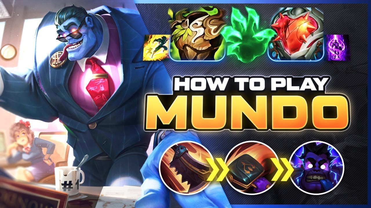 HOW TO PLAY MUNDO SEASON 14 | BEST Build & Runes | Season 14 Mundo ...