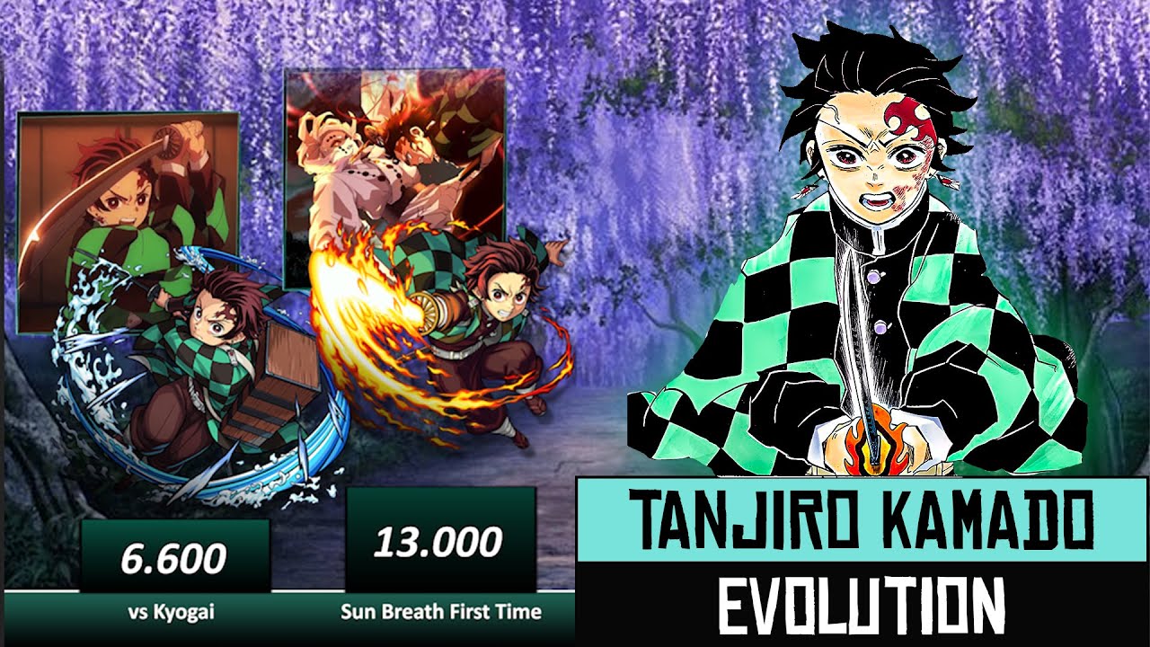 TANJIRO KAMADO POWER LEVELS (over the years)🔥| Demon Slayer: Kimetsu no ...