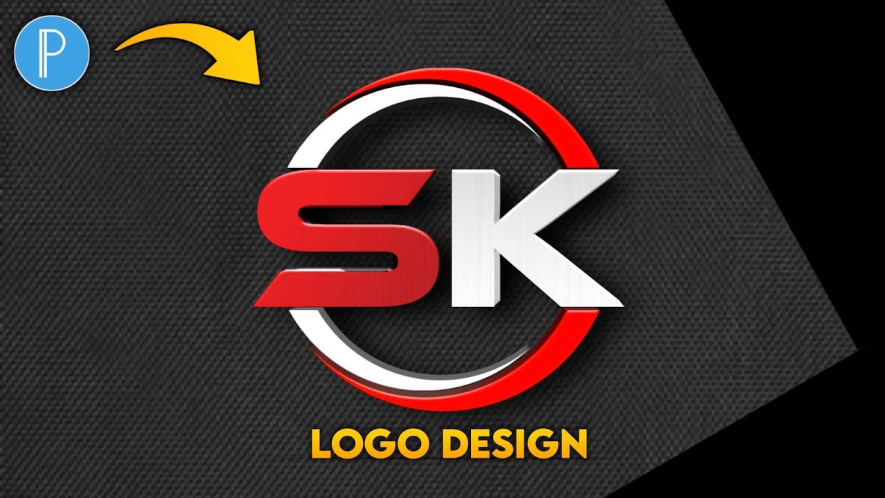 SK Logo design kaise banaye | How to make logo design full tutorial ...