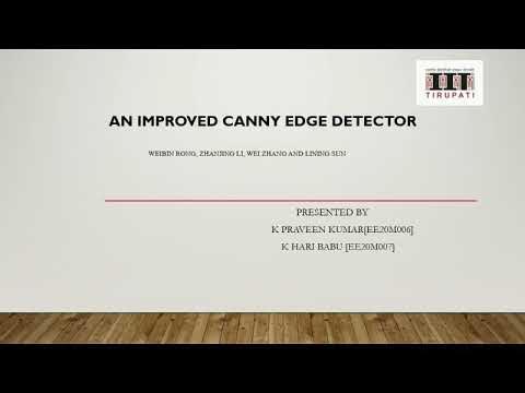 Improved Canny edge detection algorithm - YouTube