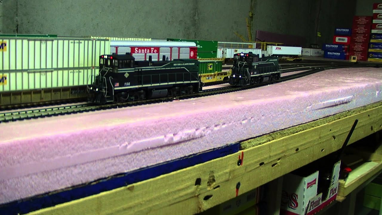 Custom Weathered Athearn MP15 NYAR #156 and 159 with Tsunami Sound LED ...