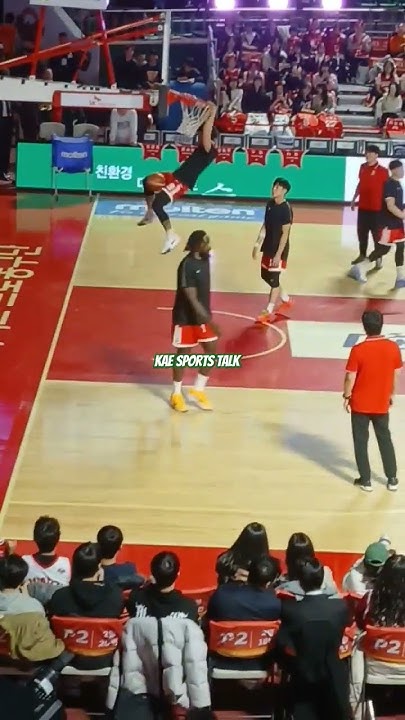 Juan Gomez De Liano With The Slam Dunk During The Warm Ups #kbl #juangomezdeliano # ...