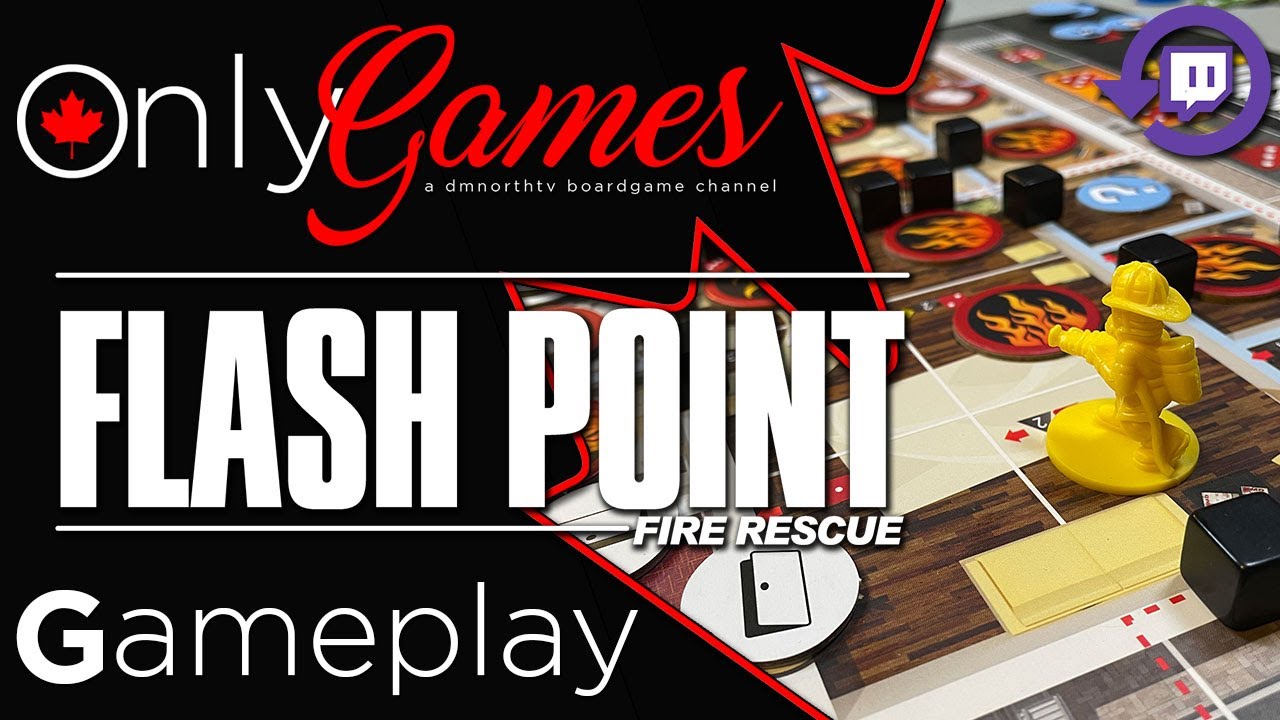 Flash Point Fire Rescue Board Game Gameplay - Twitch Live Stream Replay - YouTube