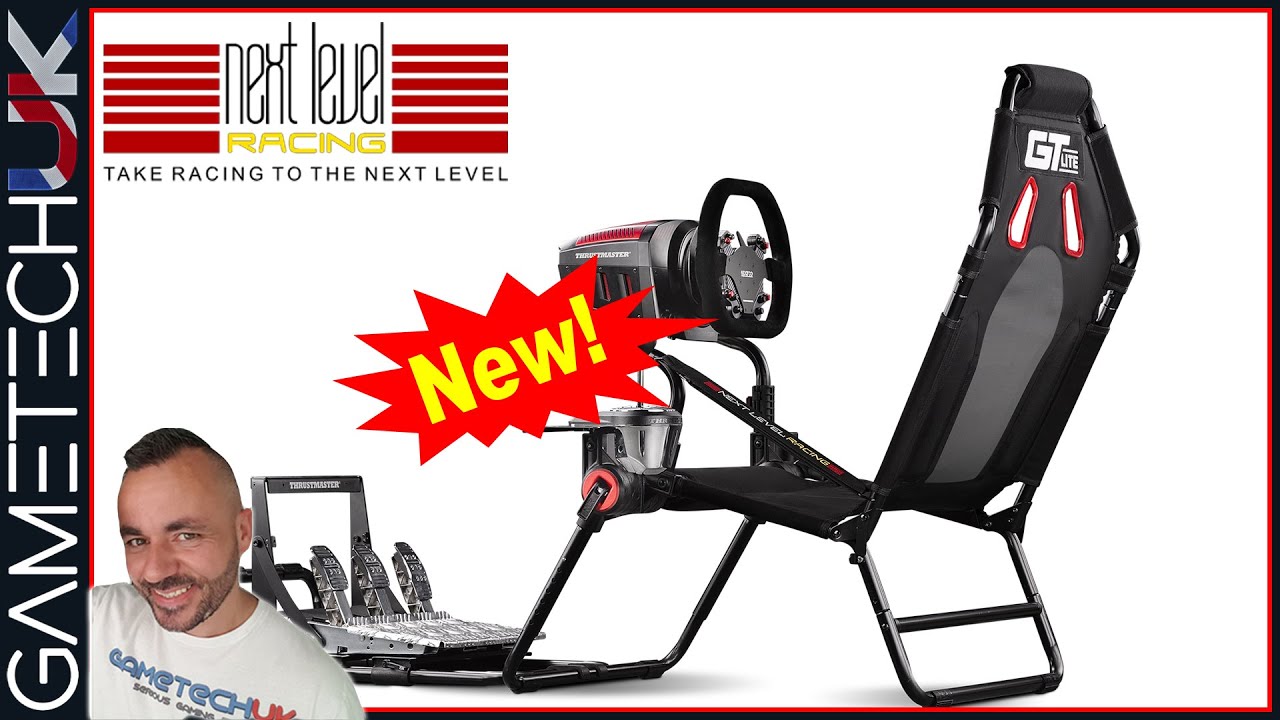 New GT-Lite foldable rig from Next Level Racing (Review and Demo) - YouTube