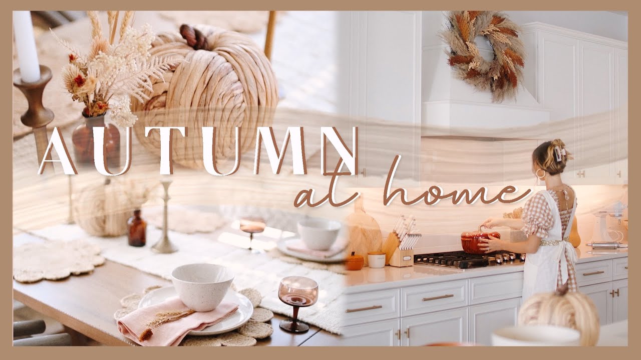AUTUMN AT HOME | fall table decor, homemade butternut squash ravioli ...