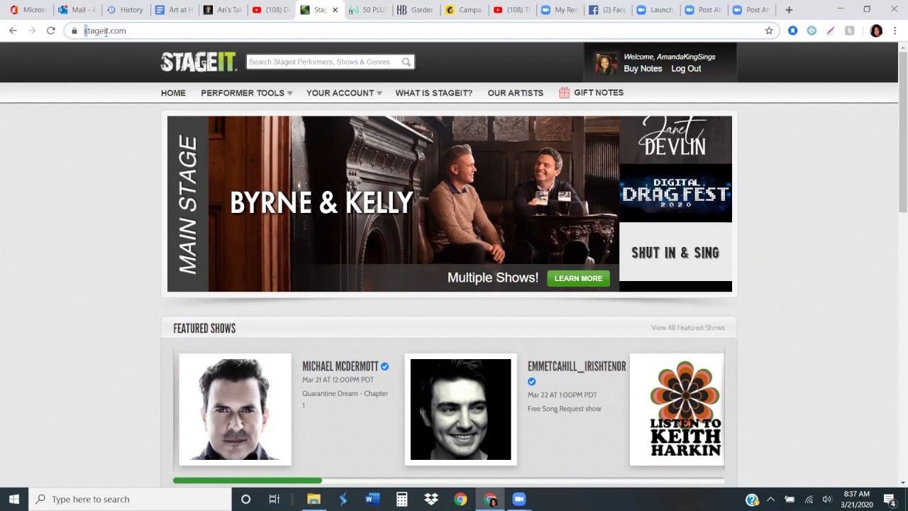 Streaming Tip: Stageit.com - How to Buy Tickets and Donate on Stageit ...