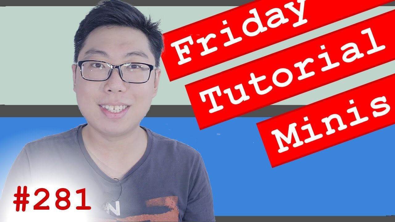 Zero-Width Spaces - Friday Minis 281 - YouTube