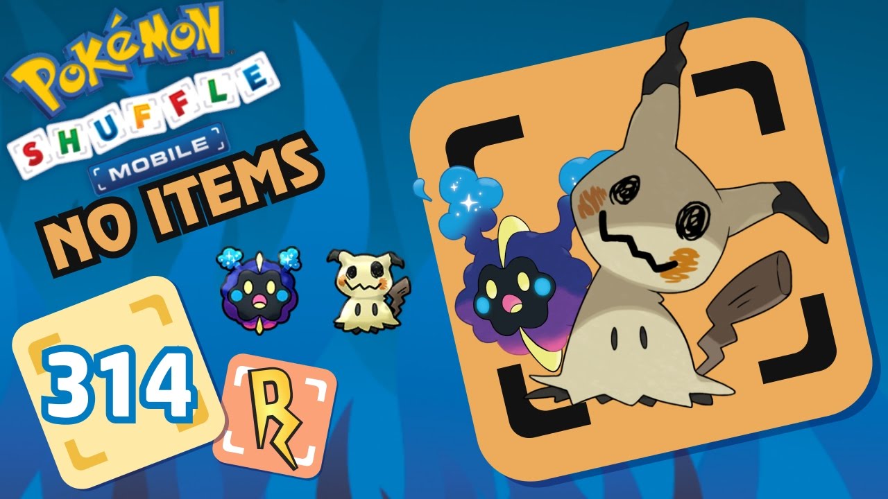 Pokémon Shuffle Mobile - Mimikyu & Cosmog (No Items) ALOLA!!!!!!! - YouTube