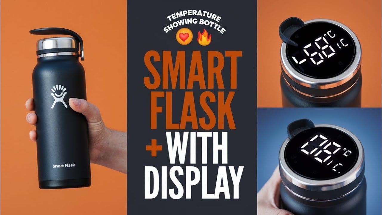 Temperature Measuring bottle || Best Water Bottle With Temperature ...