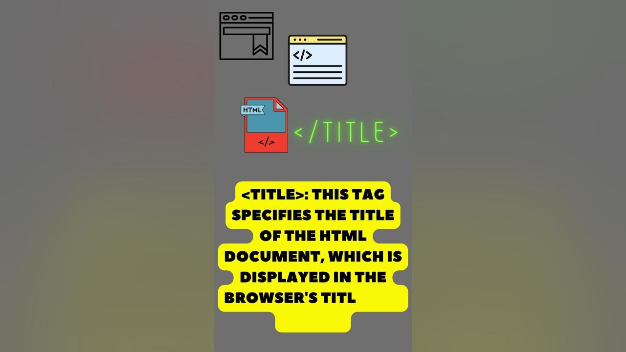 Basic HTML tags - YouTube