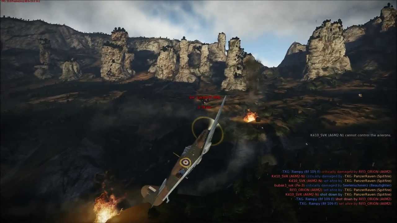 Panzer Raven Spitfire mk2b Warthunder Kill Streak - YouTube