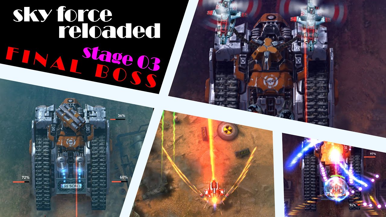 How to defeat CANNED DREAD in Sky Force Reloaded - In Nightmare Mode ...