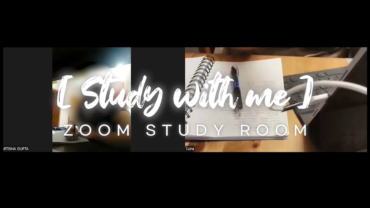 [Study with me] - Zoom Study Room (20-03-2022) / White noise ASMR for ...