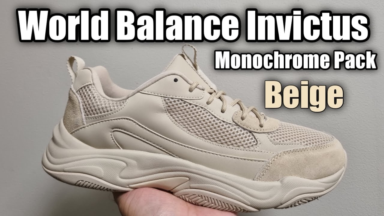 World Balance Invictus Monochrome Pack Beige - YouTube
