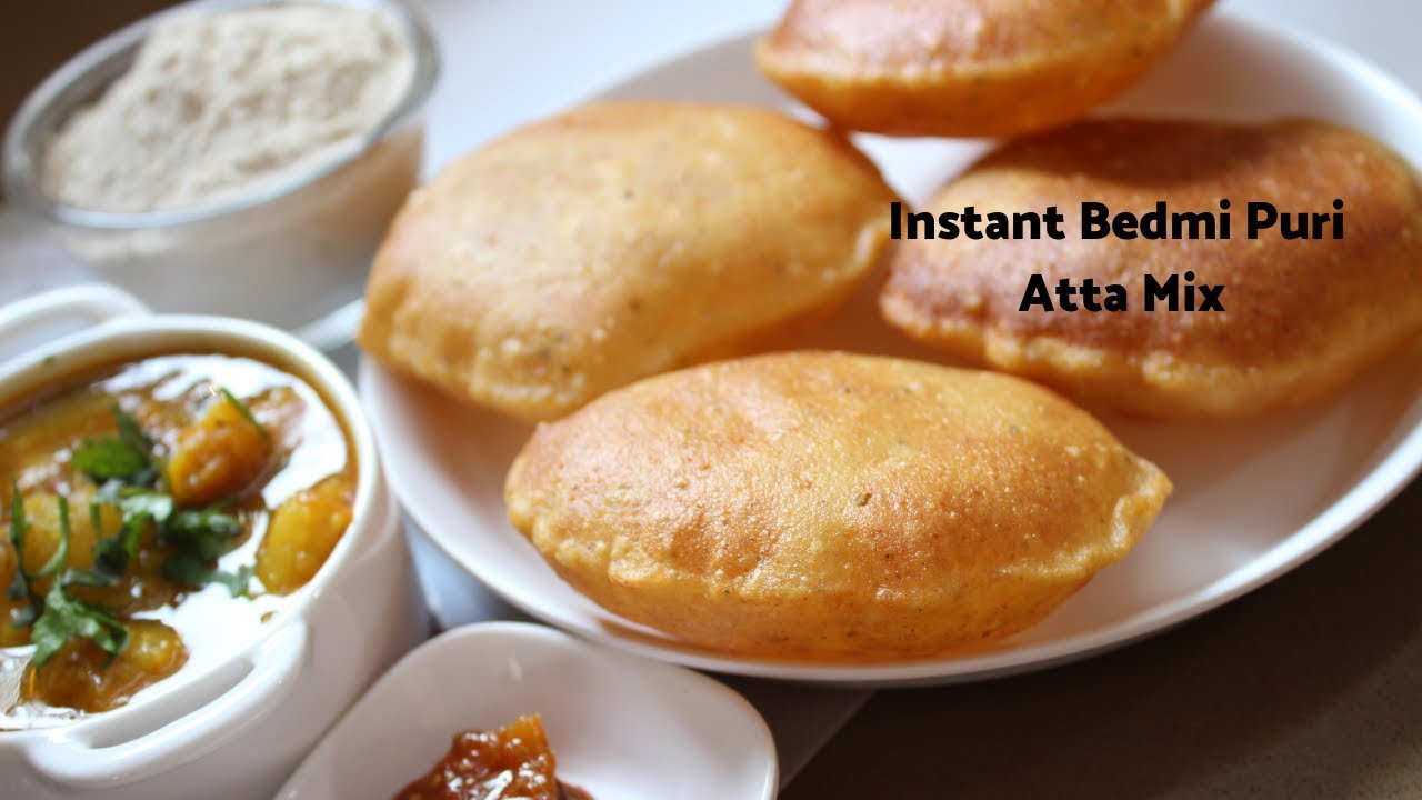 Instant Bedmi Puri Recipe in Hindi | Instant Bedmi Puri Atta Mix ...