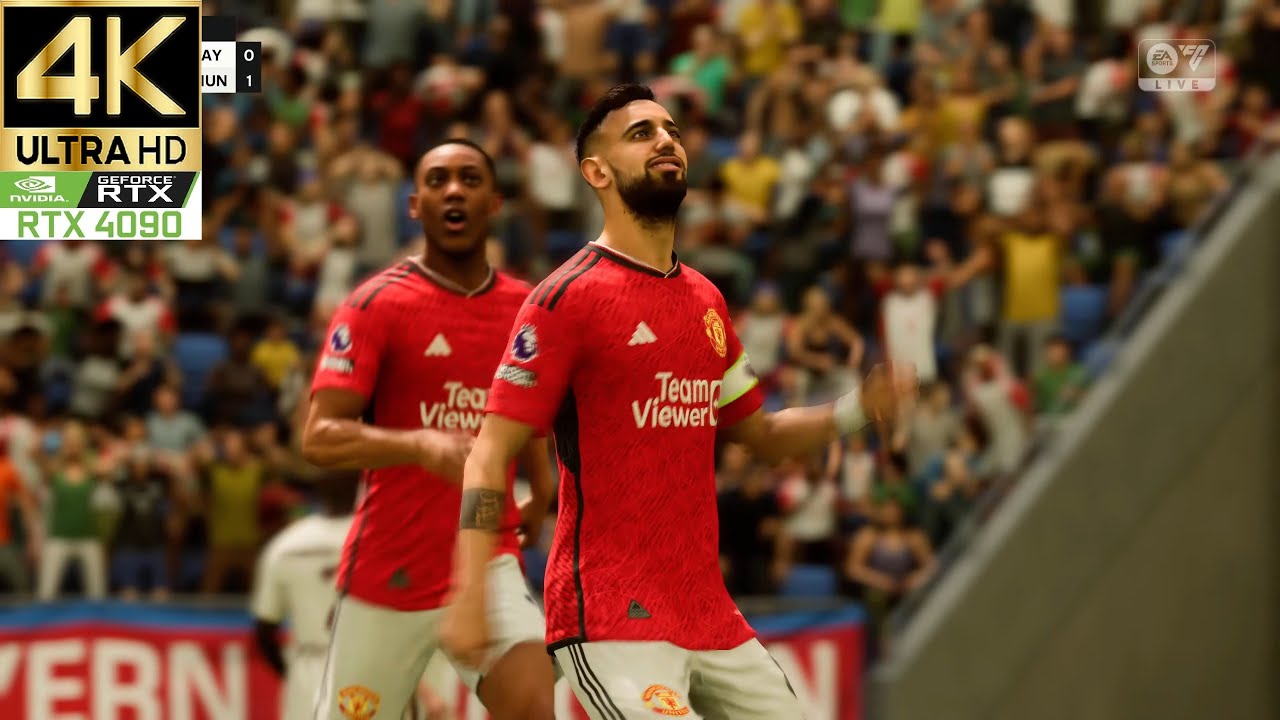 EA FC 24 RTX4090 4K Amazing Max Graphics Gameplay 4K Bayern München vs ...