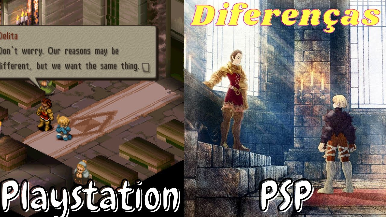 Final Fantasy Tactics -Principais diferenças entre as versões Psx e PSP ...