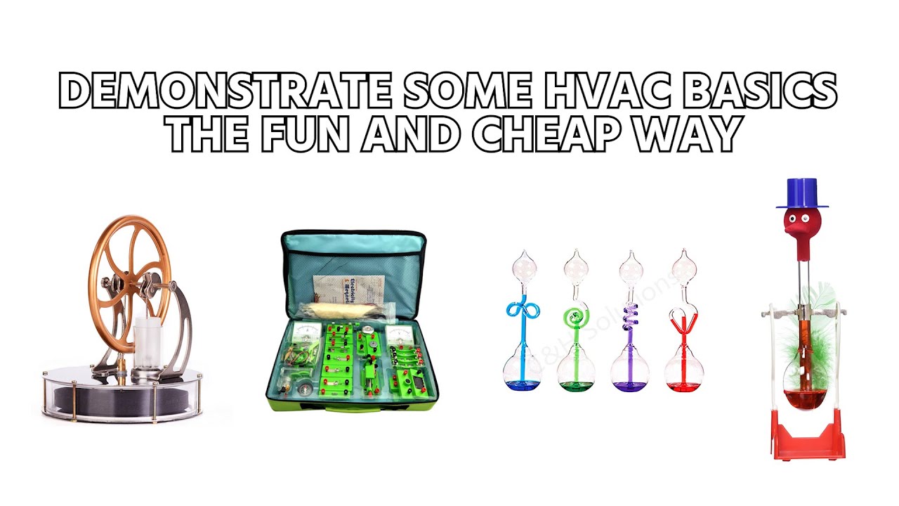 Demonstrate Some HVAC Basics the Fun and Cheap Way - YouTube
