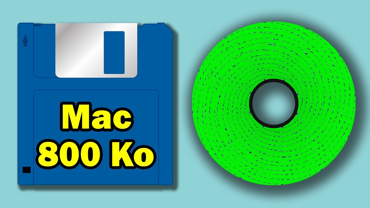 Disquette Mac 800 Ko - YouTube