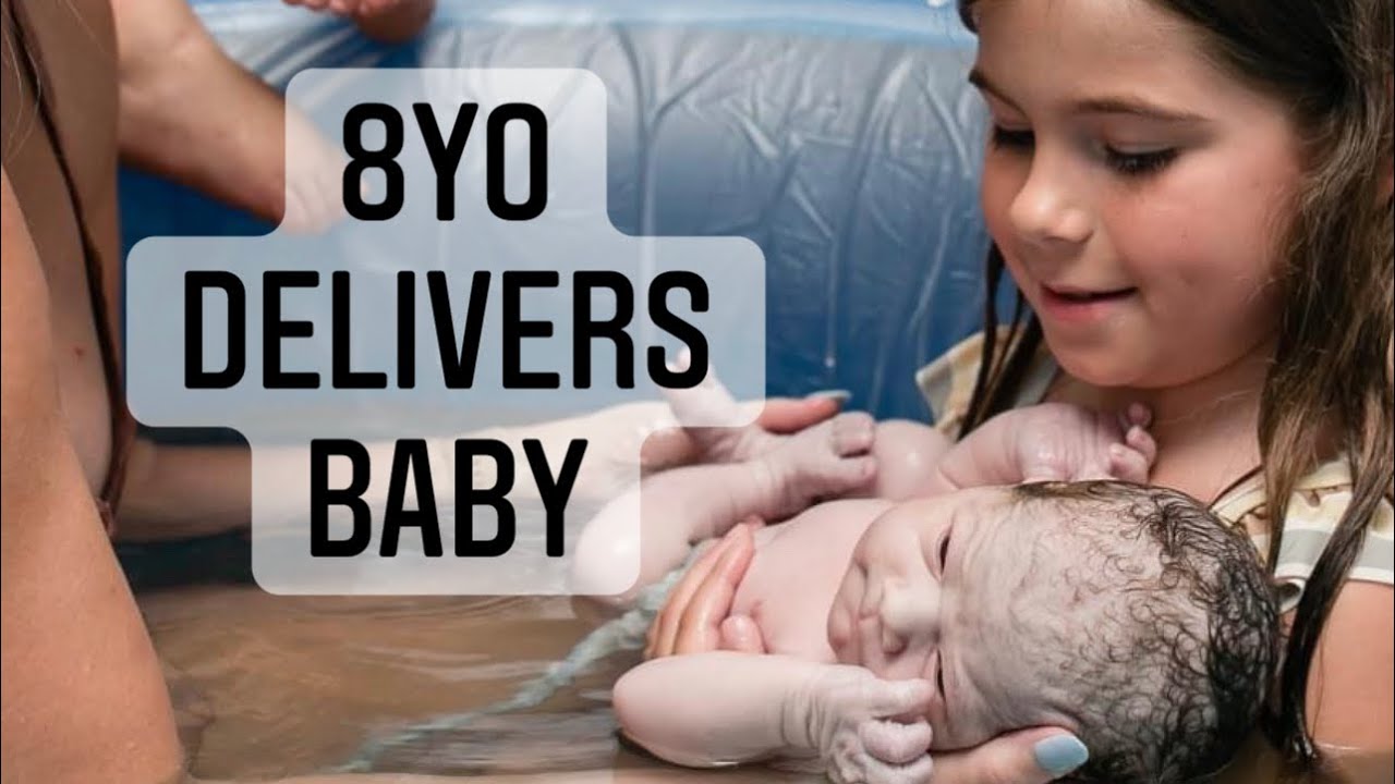 8YR OLD DELIVERS BABY HOME ALONE IN POOL | Unassisted Birth @ 42+2 ...