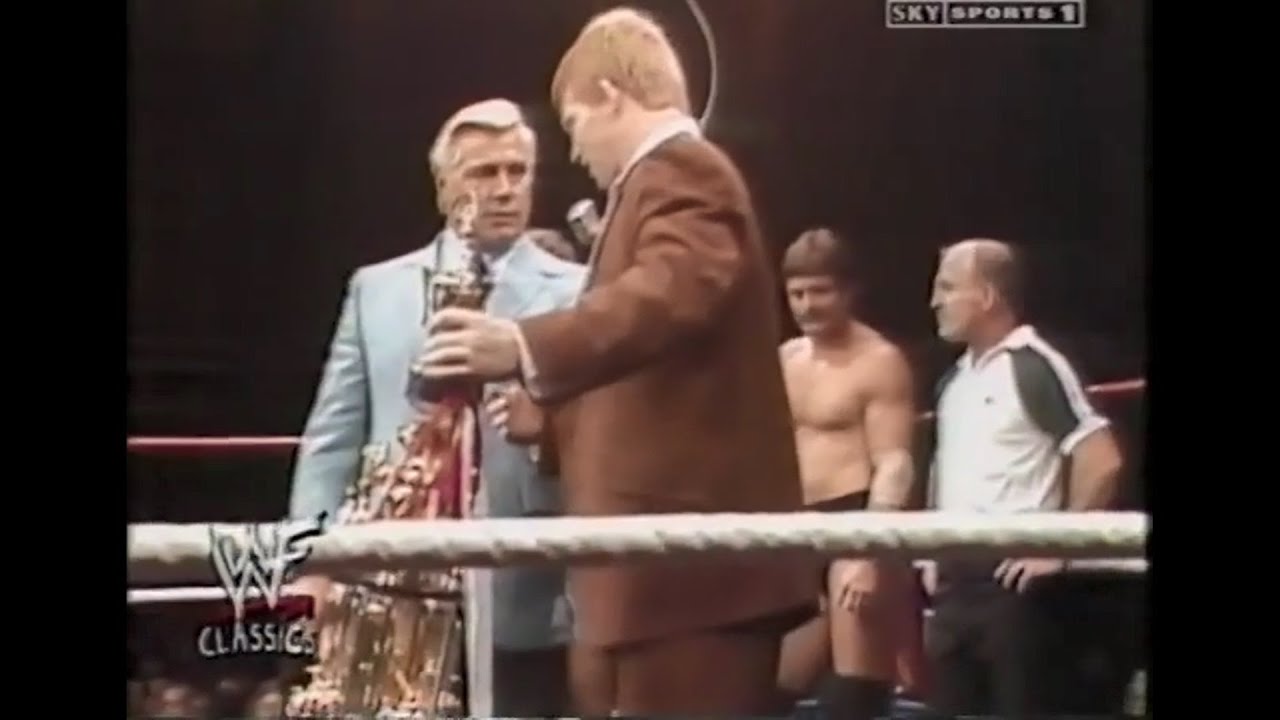 Bob Backlund Trophy Presentation Championship Wrestling Sept 11th, 1982 ...