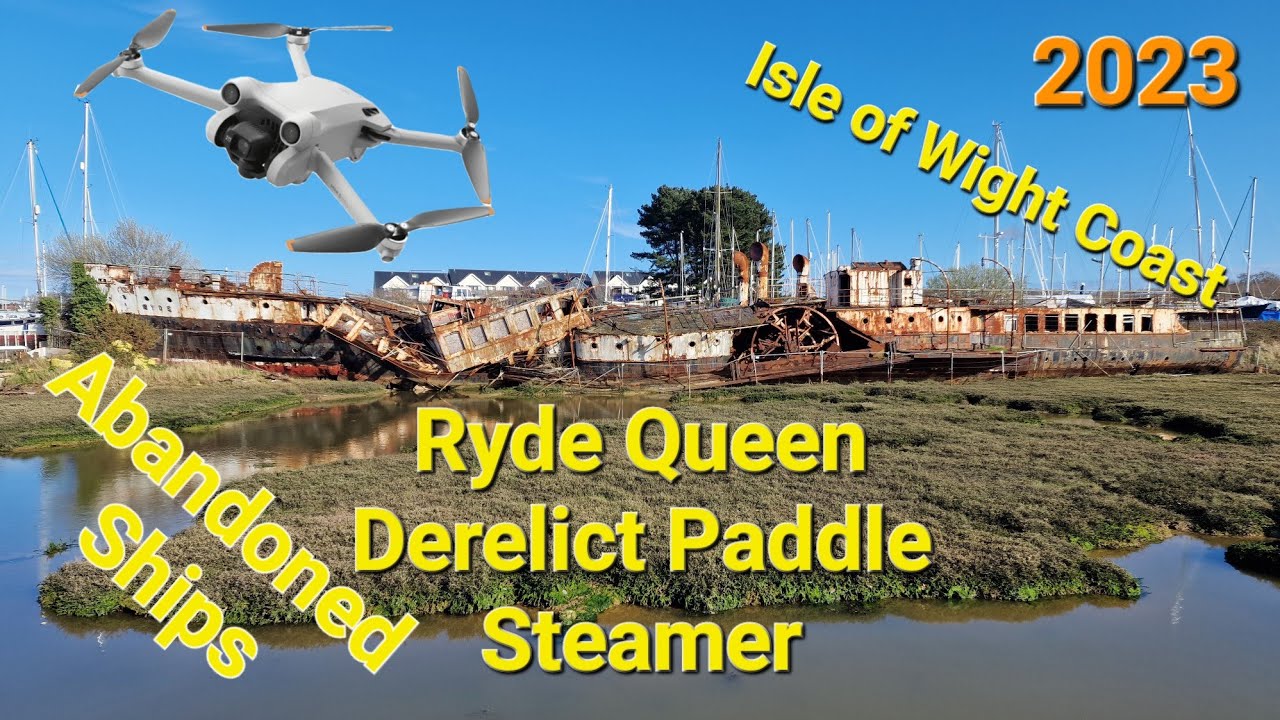 'The Boat' Derelict Ryde Queen paddle steamer Isle of Wight Coast - YouTube