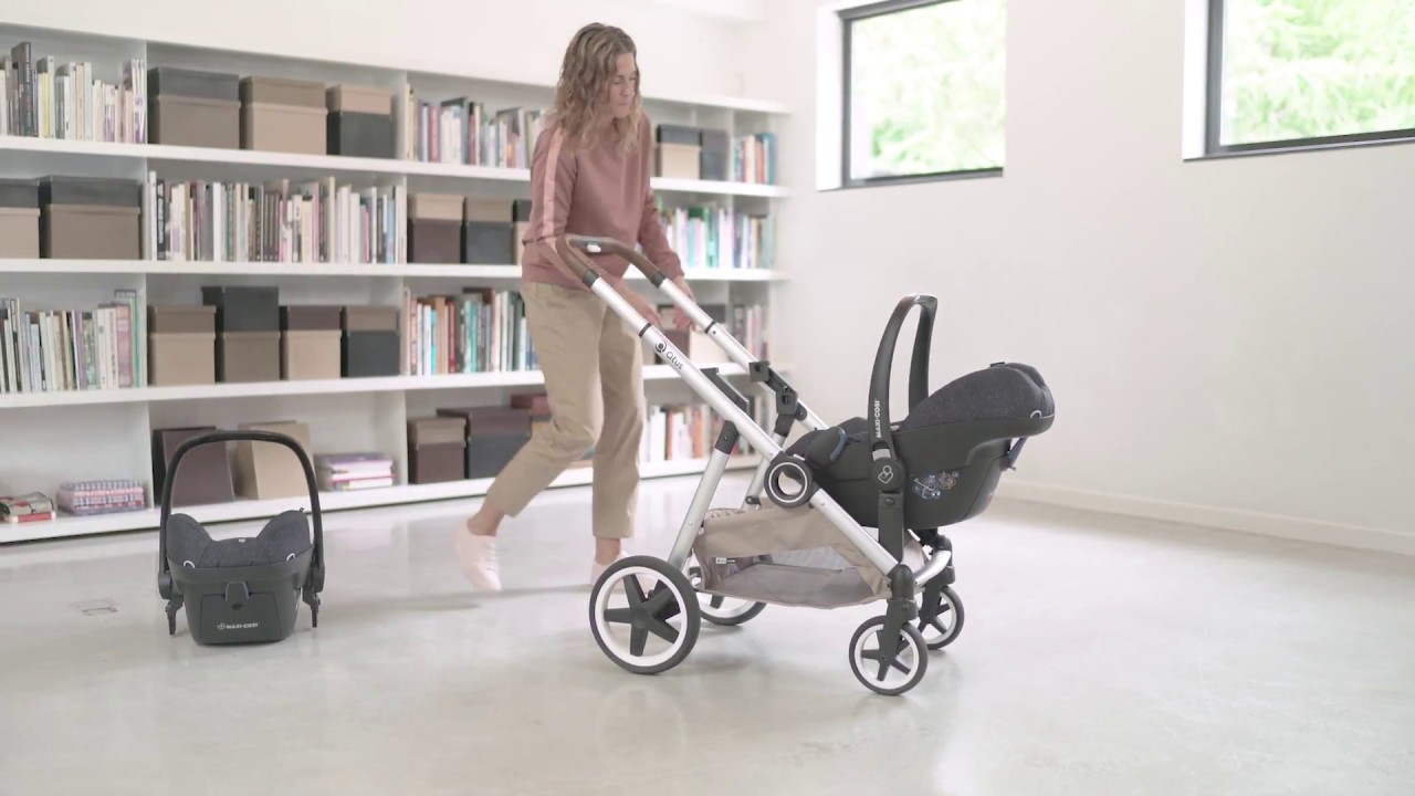 Qtus stroller DuetPro Demo (Duo car seat) - YouTube