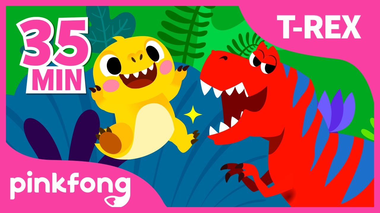 Especial de T-Rex | Dinosaurios | +Recopilación | Pinkfong Cuentos y ...