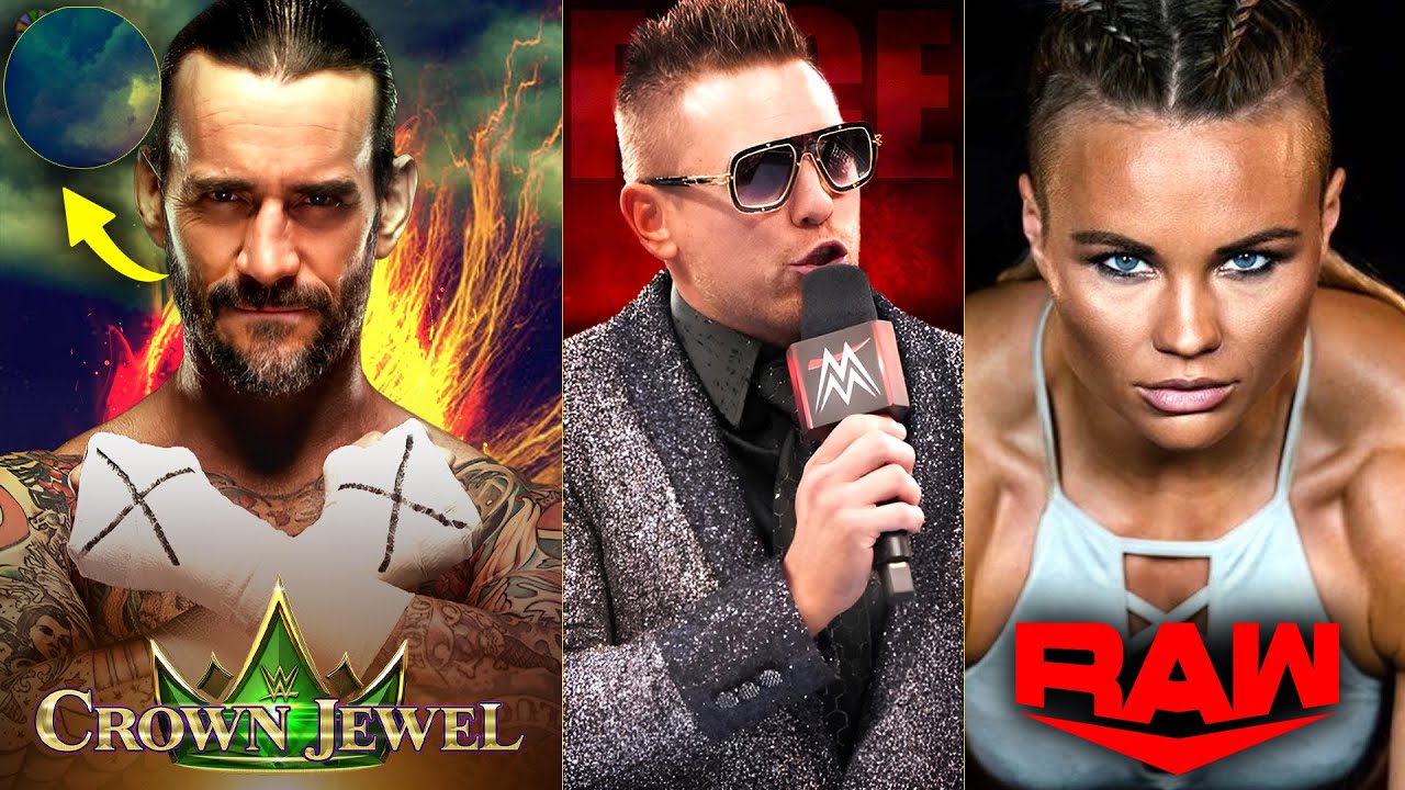 CM Punk In Crown Jewel POSTER 🧐 !? | The MIZ Face Turn Coming..., NXT ...